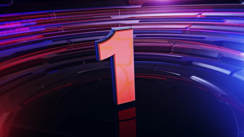 number 1 top ten numbers animation Stock Footage Video (100% Royalty ...