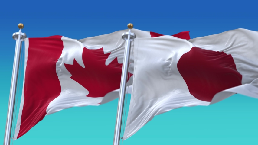 4k Seamless Japan and Canada Stock Footage Video (100% Royalty-free ...