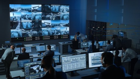 Group People Mission Control Center Witness Stock Photo (Edit Now ...