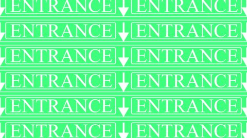 Entrance Text Seamless Looped Motion Graphic Stock Footage Video (100% ...
