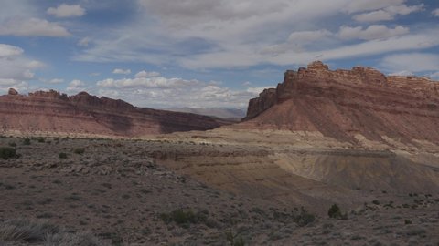 Western Colorado United States Desert Buttes Stock Footage Video (100% ...