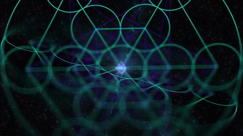 Platonic Solids Universe Animated Symbols Sacred Stock Footage Video ...