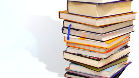 3 Stacks Books Different By Height Stock Vector (Royalty Free) 81713299