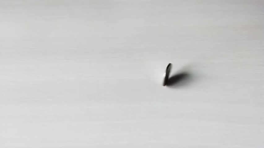 coin spinning quarter dollar slow motion Stock Footage Video (100% ...