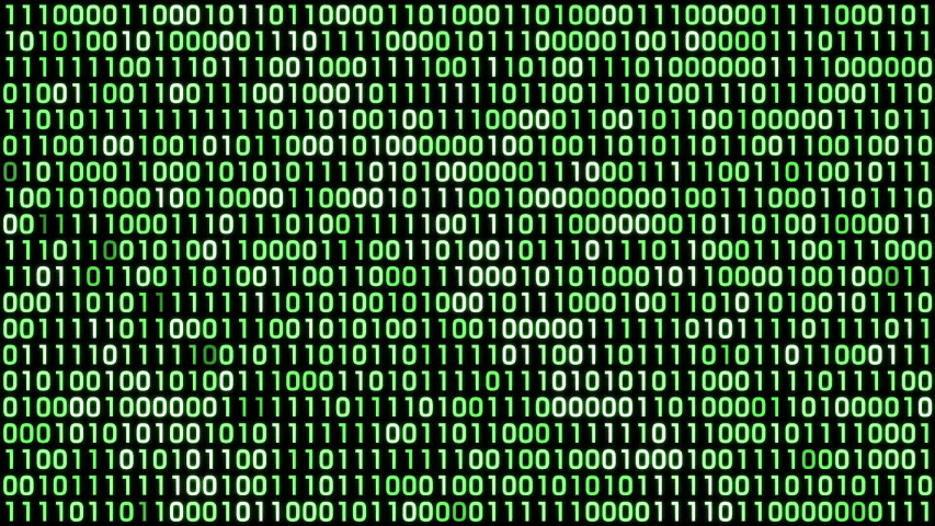 Matrix Style Blue Binary Code Stock Footage Video (100% Royalty-free ...