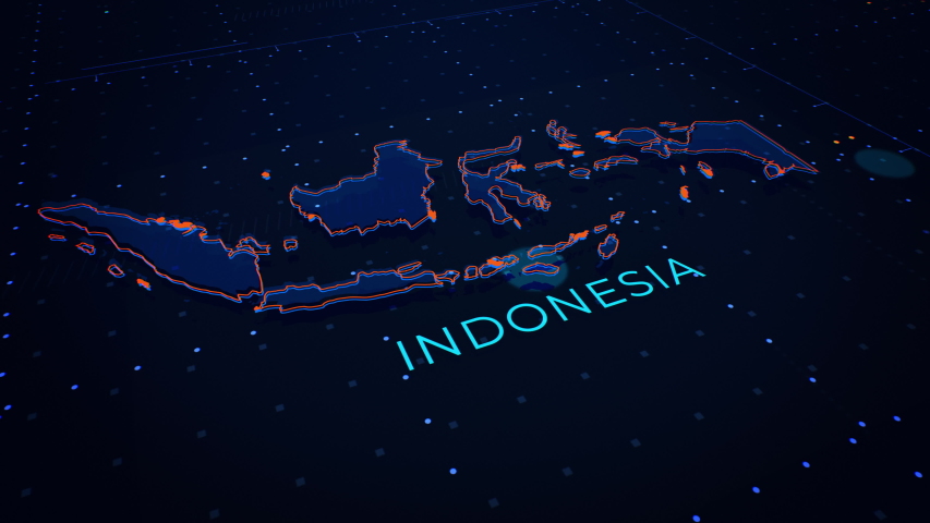 Indonesia Map Infographic Stock Video Footage - 4K and HD Video Clips ...