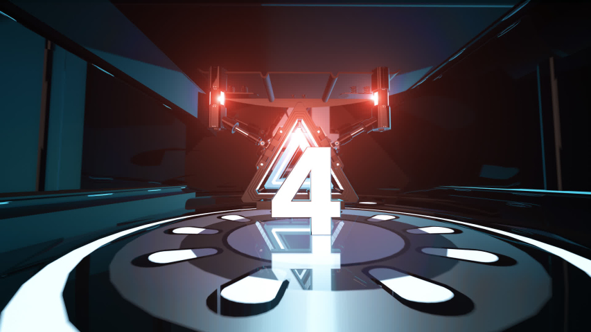 number 4 top ten numbers animation Stock Footage Video (100% Royalty ...