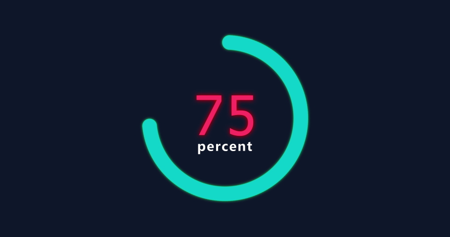 75 pie chart Stock Video Footage - 4K and HD Video Clips | Shutterstock