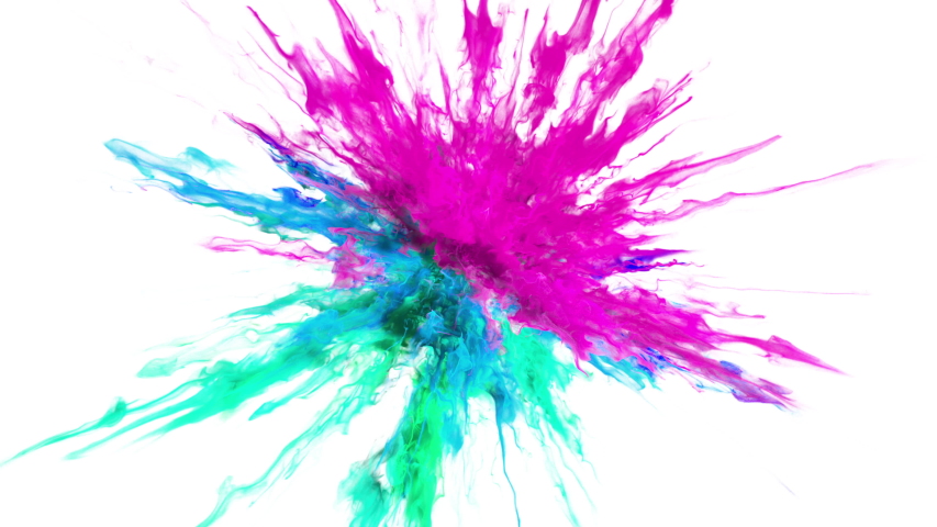 Color Burst - Colorful Pink Stock Footage Video (100% Royalty-free ...