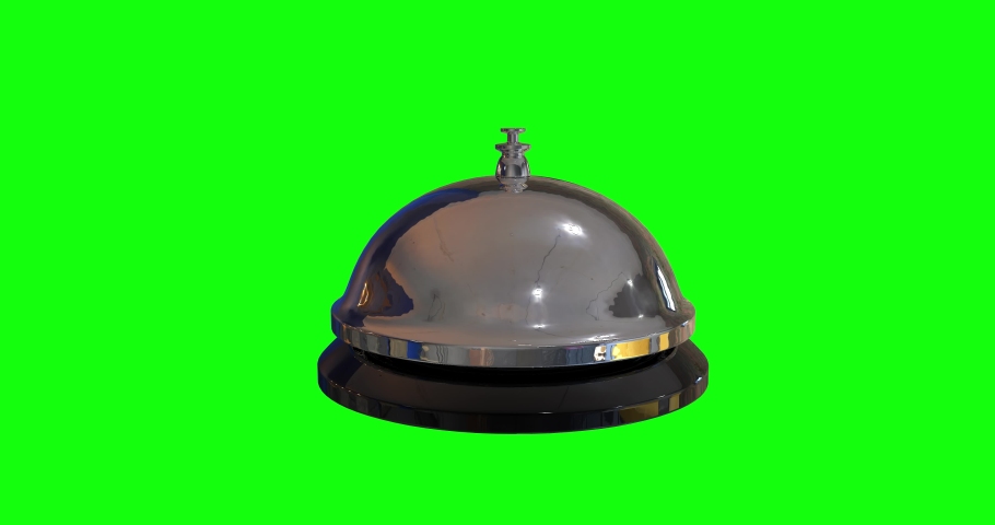 8 intro animations 3d desk bell Stock Footage Video (100% Royalty-free ...