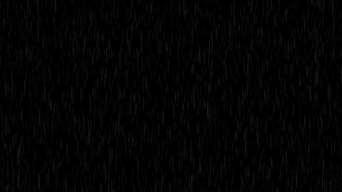 4k Strong Falling Rain Over Black Stock Footage Video (100% Royalty ...
