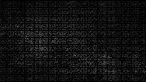 Black White Colored Black Lives Matter Stock Illustration 1749137093