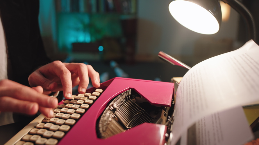Typewritten Letter Stock Video Footage - 4K and HD Video Clips ...