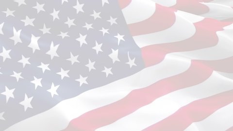 United States America Waving Flag Video Stock Footage Video (100% ...