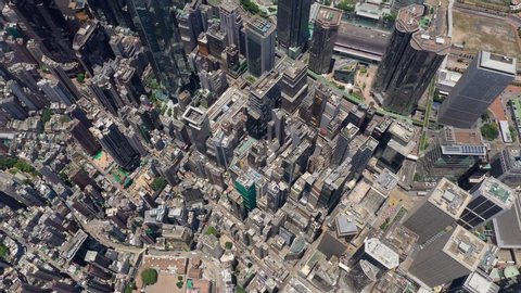 top view aerial video development infrastructure Stock Footage Video ...