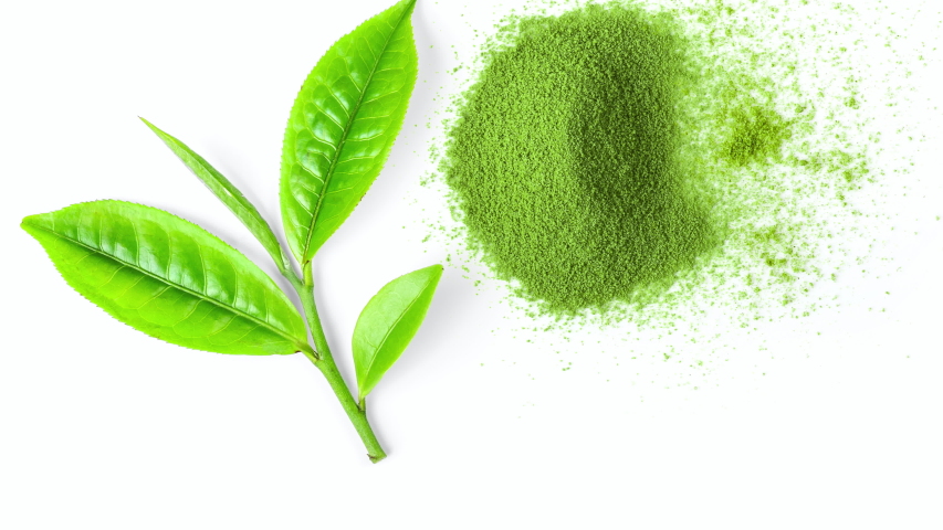 114 Matcha powder top view Stock Video Footage - 4K and HD Video Clips ...