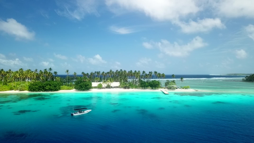 Majuro Atoll and City in Stock Footage Video (100% Royalty-free ...