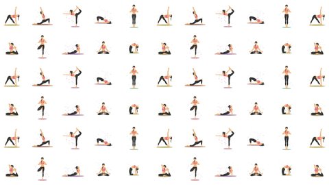 Cool Down After Workout Exercise Set Stock Vector (Royalty Free) 1470492800 | Shutterstock