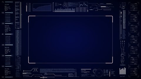 Abstract Modern Futuristic Hud User Interface Stock Vector (Royalty ...