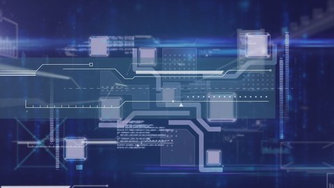 Technology Information Background Design Template Stock Vector (Royalty ...