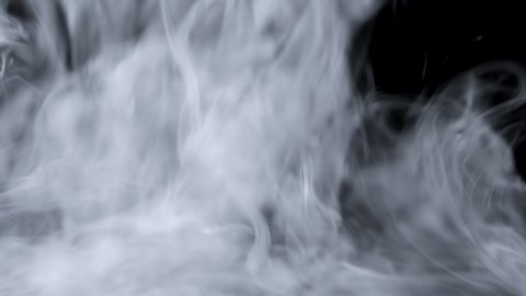 Dry Ice Clouds Overlay Background White Stock Footage Video (100% ...