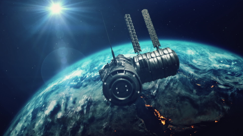 Spaceship above the earth image - Free stock photo - Public Domain ...