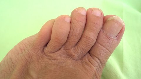 4k Female Toes Unpainted Nails No Stock Footage Video (100% Royalty ...