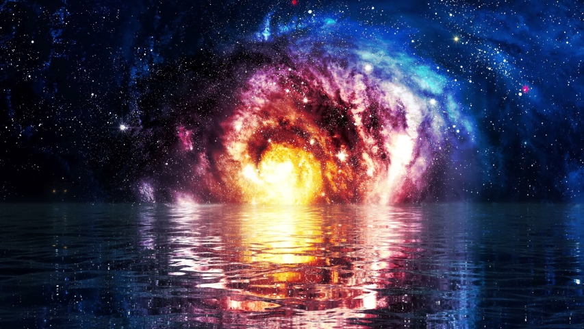 space landscapes water reflection loop live Stock Footage Video (100% ...