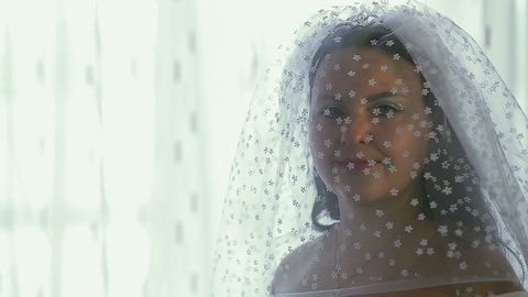 Jewish Bride Stands Veil Veils On Stock Footage Video (100% Royalty ...