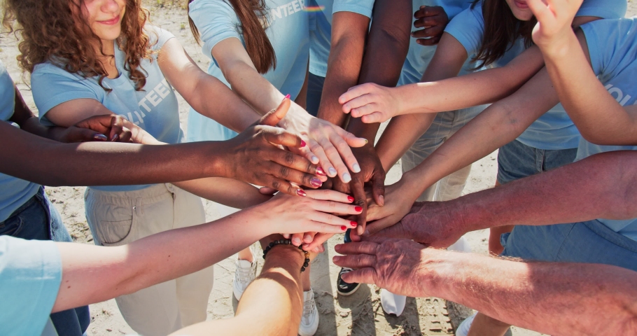 People Different Ages Races United Protect Stock Footage Video (100% ...