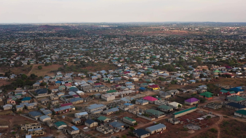 City Aerial View of Lusaka.lusaka Stock Footage Video (100% Royalty ...