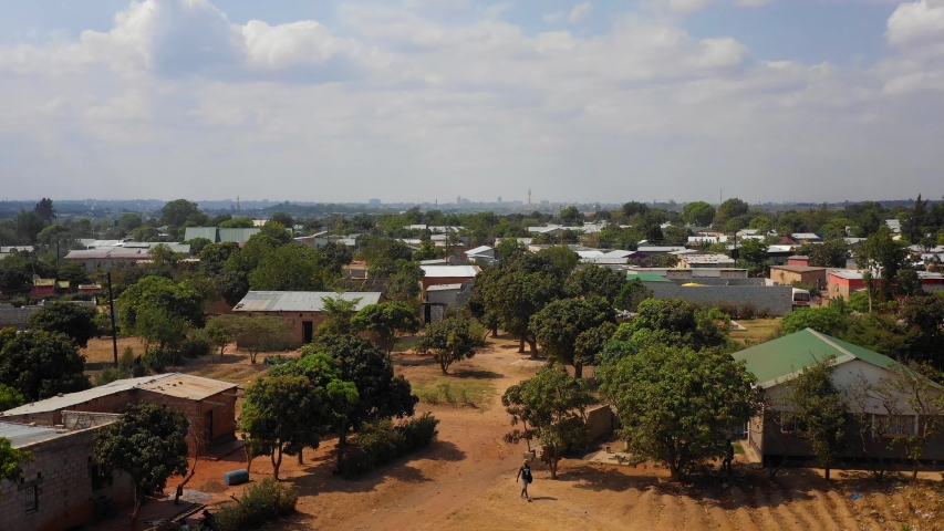 City Aerial View of Lusaka.lusaka Stock Footage Video (100% Royalty ...
