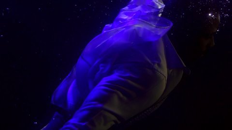 Robot Alien Monster Chasing Woman Futuristic Stock Illustration 378546736