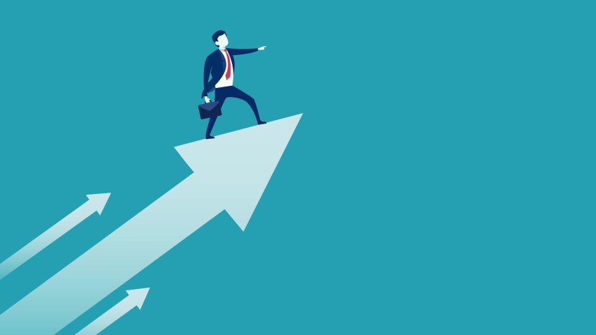 male manager animation carrying suitcase while Stock Footage Video (100 ...