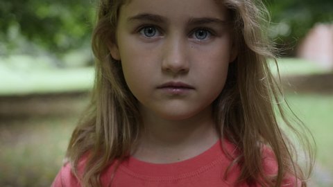 Little Girl Defiant Look Stockvideoklipp (helt royaltyfria) 20665990 ...