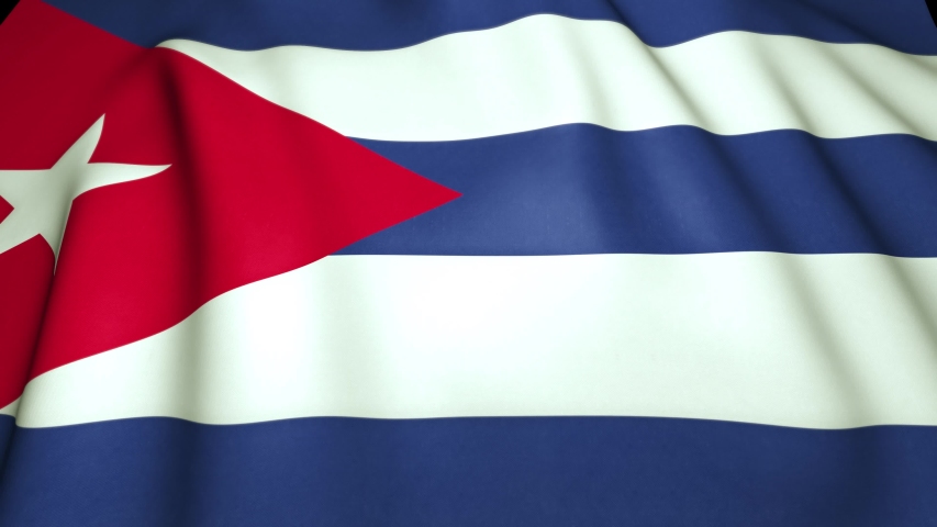 Cuba Waving Flag, Cuba Flag, Flag Waving Animation, Cuba Flag 4K ...