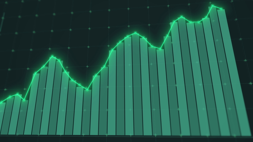 rising stock graph animation dynamic infographics Stock Footage Video ...