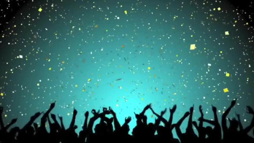 Cheering Crowd Background Stock Footage Video (100% Royalty-free ...