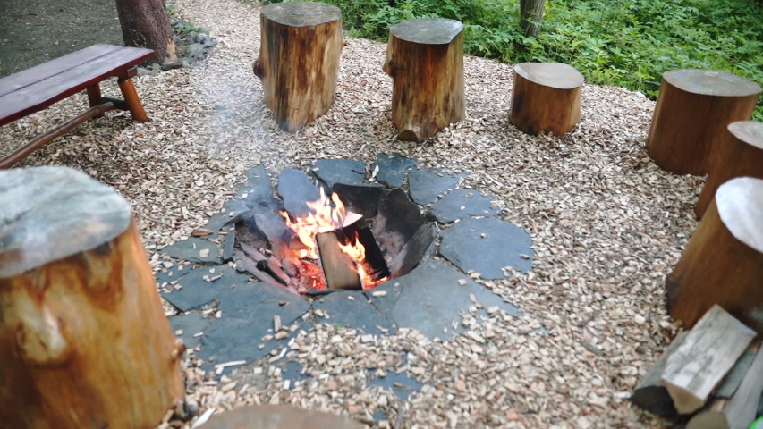 Summer Campsite Fire Stock Video Footage - 4K and HD Video Clips ...