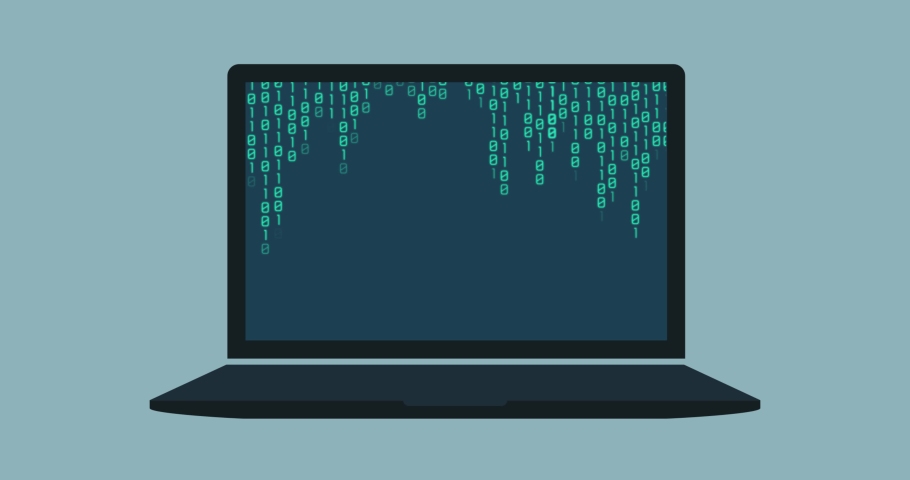 laptop open animation use presentations manuals Stock Footage Video ...