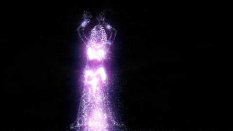 Belly Dance Use Rgb Values Brightness Stock Footage Video (100% Royalty ...