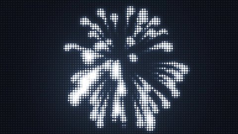 Concert Elements Panel Led Bulb Abstract Stock Footage Video (100% ...