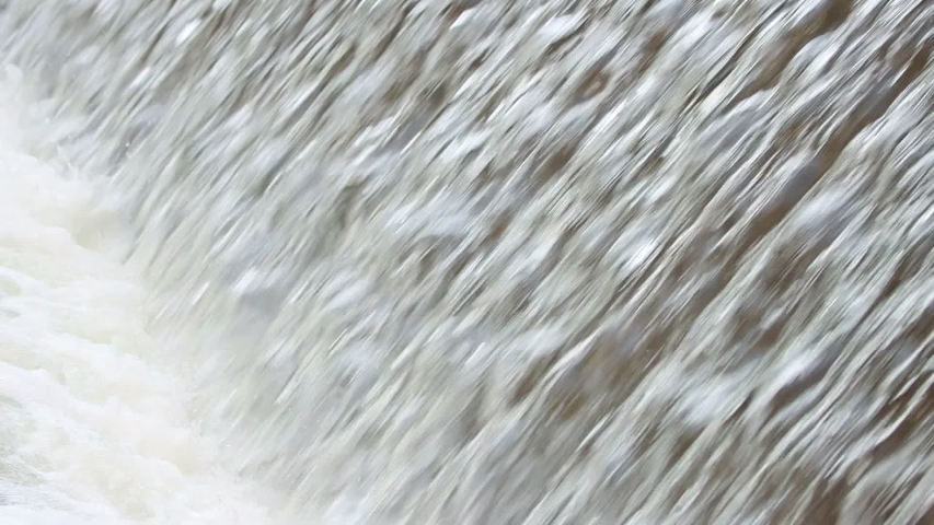 smooth laminar flow over edge cliff Stock Footage Video (100% Royalty ...