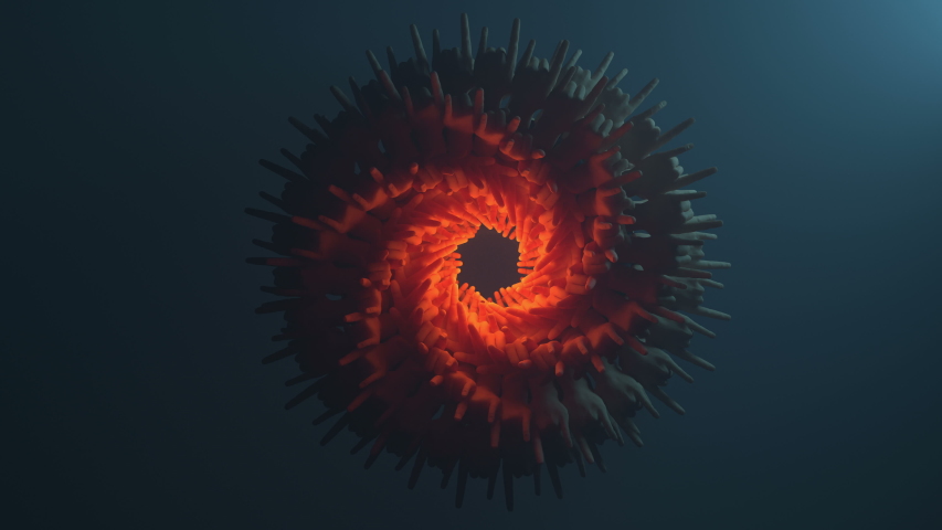 Infinite Loop 3d Animation with Stock Footage Video (100% Royalty-free ...