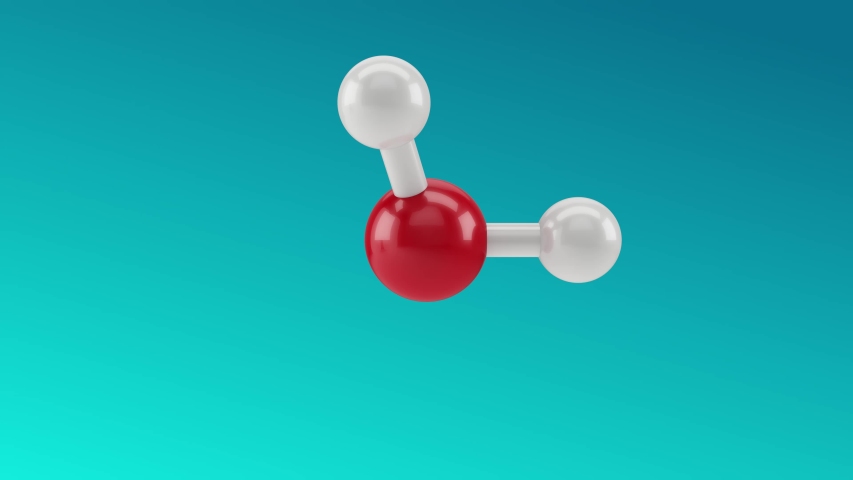 Water Molecule 4k 3d Animation Water Stock Footage Video (100% Royalty ...