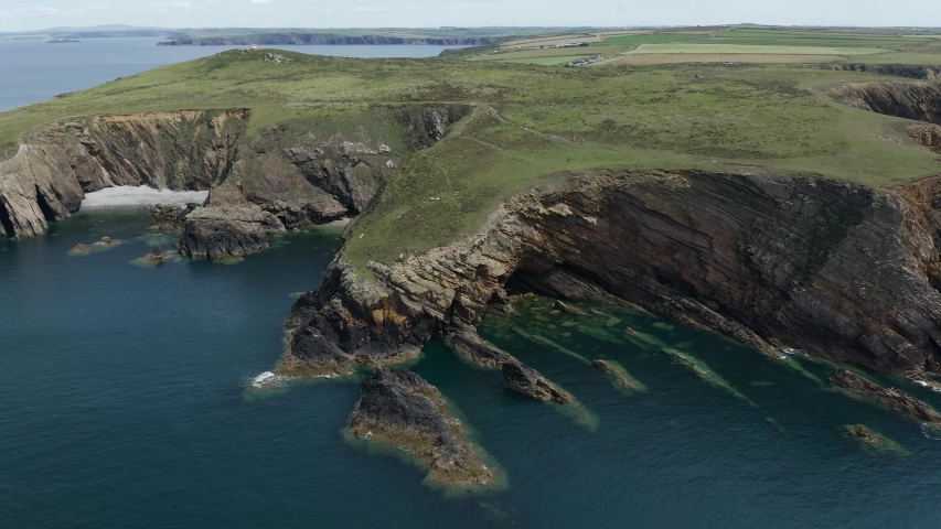 Cliffs on the Welsh Coastline image - Free stock photo - Public Domain ...