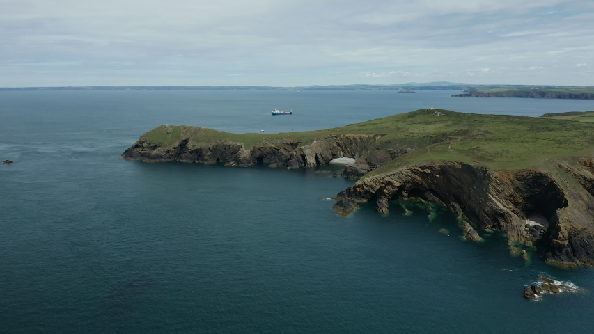 Cliffs on the Welsh Coastline image - Free stock photo - Public Domain ...