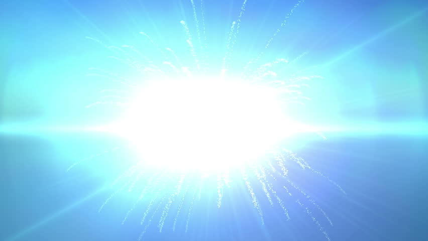 Abstract Glowing Lights Explosion Background Stock Footage Video (100% ...