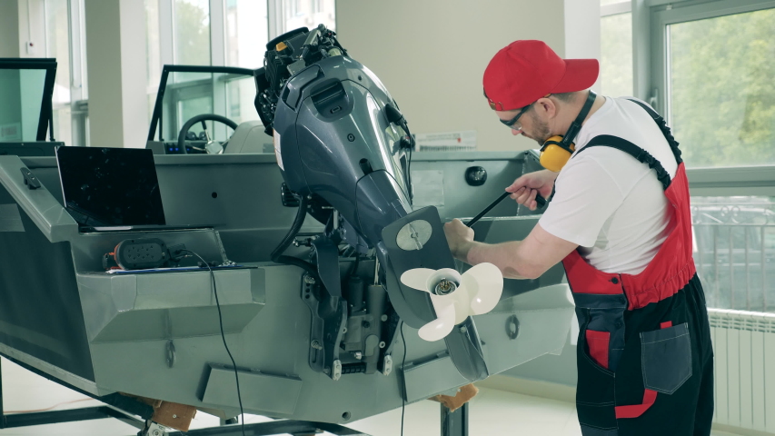 Boat engine repair Stock Video Footage - 4K and HD Video Clips ...