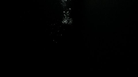 Flat Circular Object Falling Slowly Top Stock Footage Video (100% ...